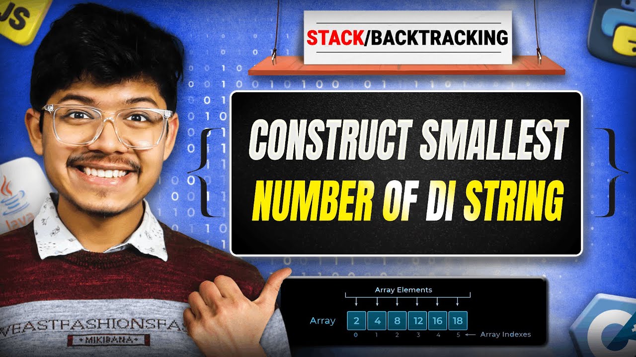 Construct Smallest Number From DI String | codeWithAryan